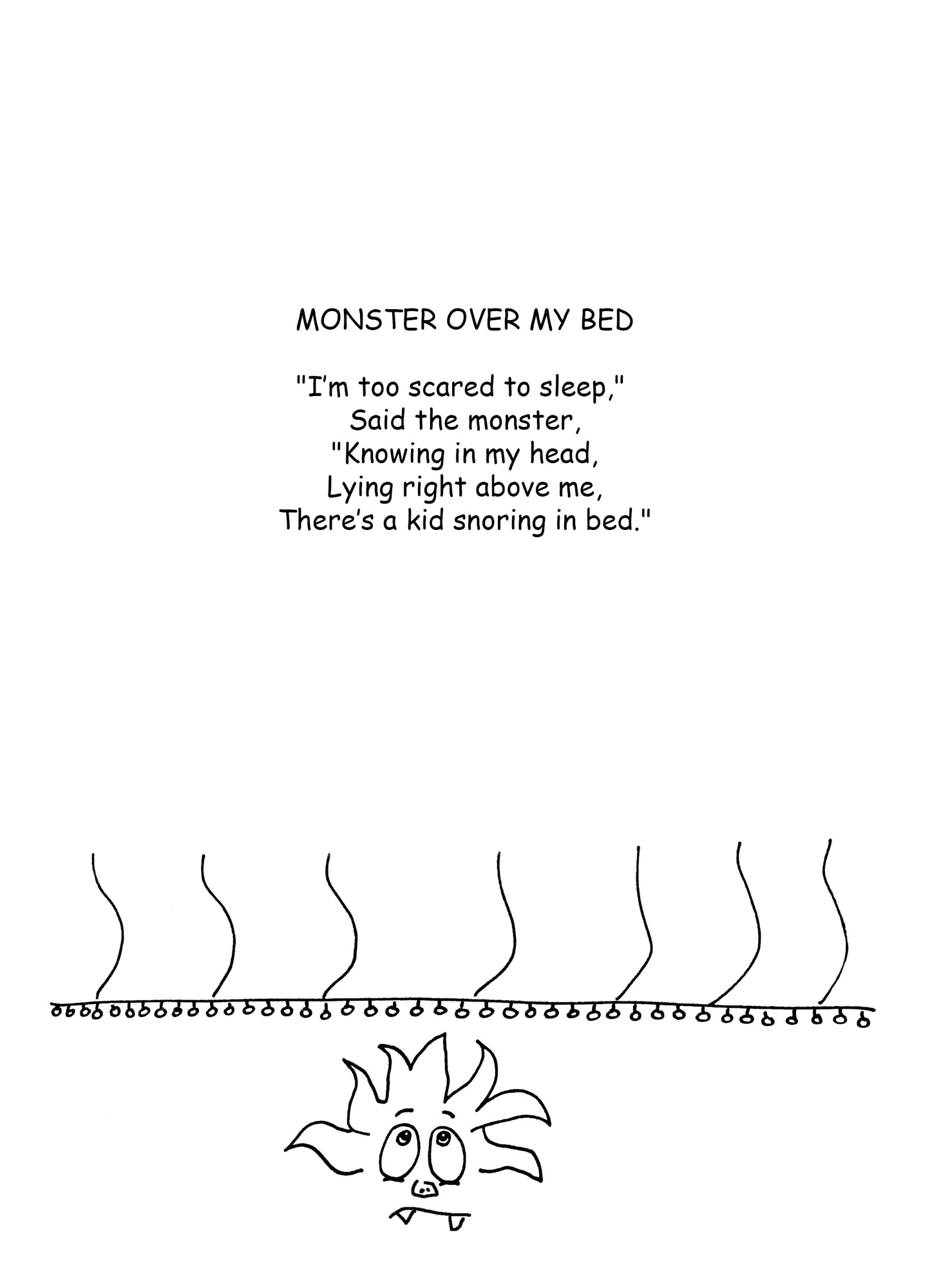 Monster Over My Bed – Wild Like the Flowers