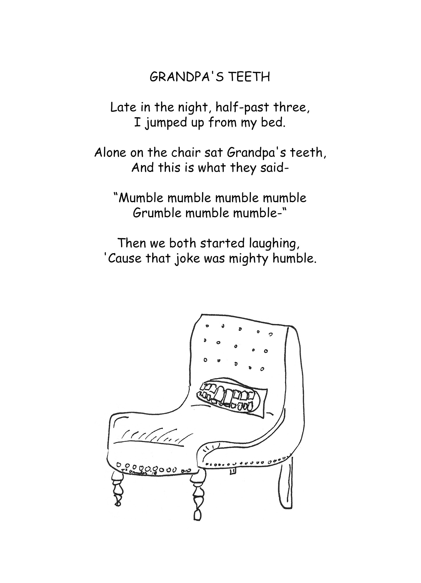 Grandpa’s Teeth – Wild Like the Flowers