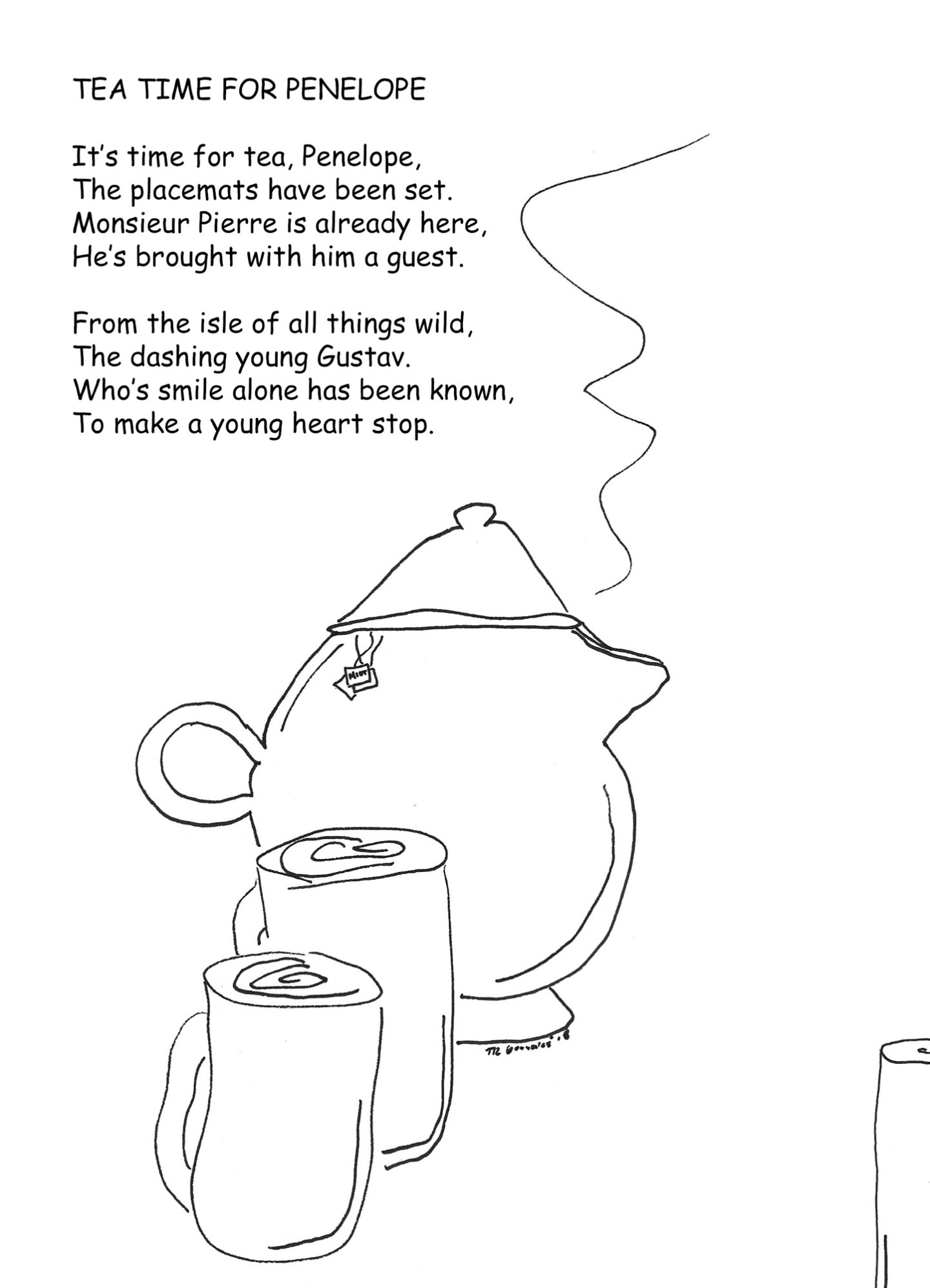 Tea Time for Penelope – Wild Like the Flowers